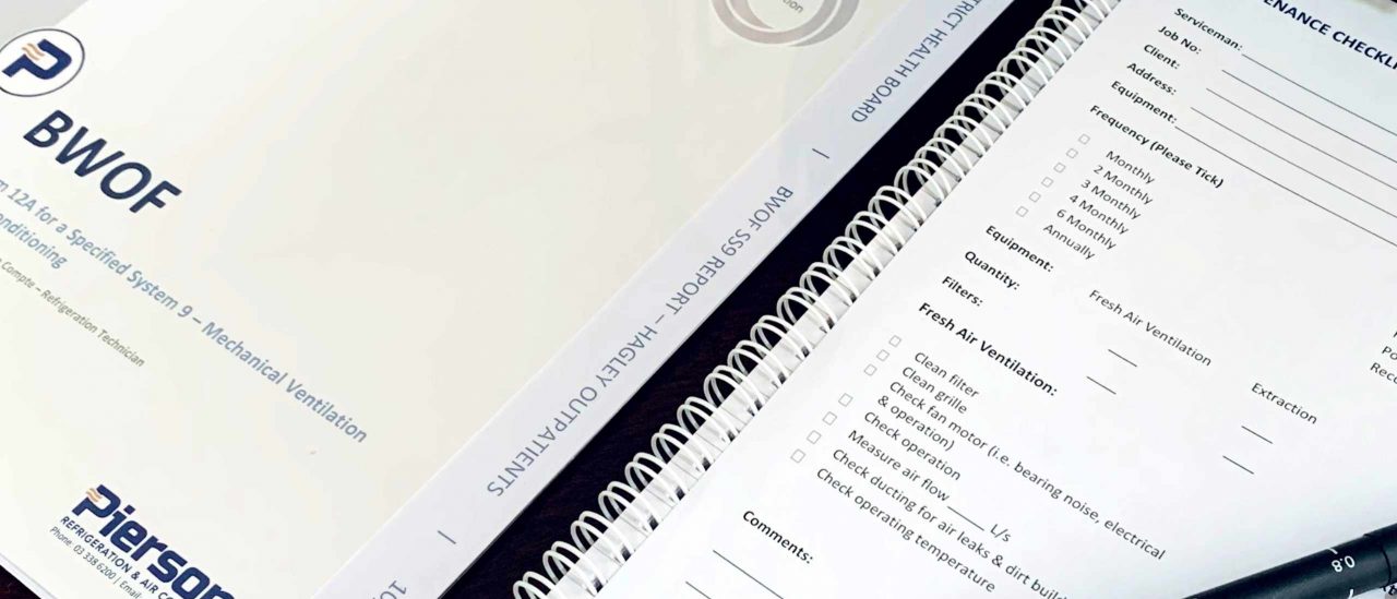 BWOF SS9 MECHANICAL VENTILATION | Piersons